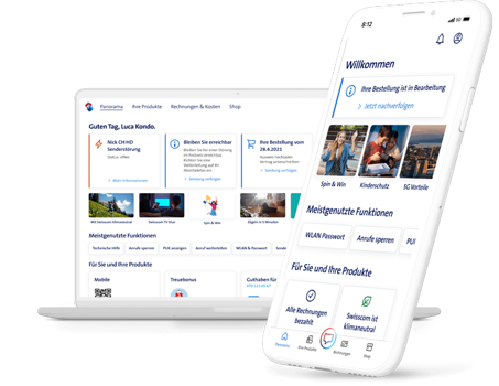My Swisscom: als App und im Web | Swisscom